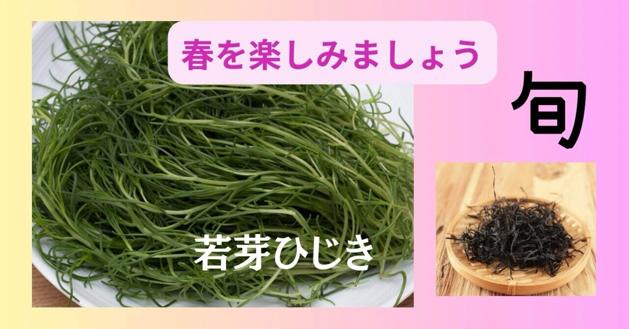 シャキッと若芽ひじき｜YOSHIMI TSUJII
