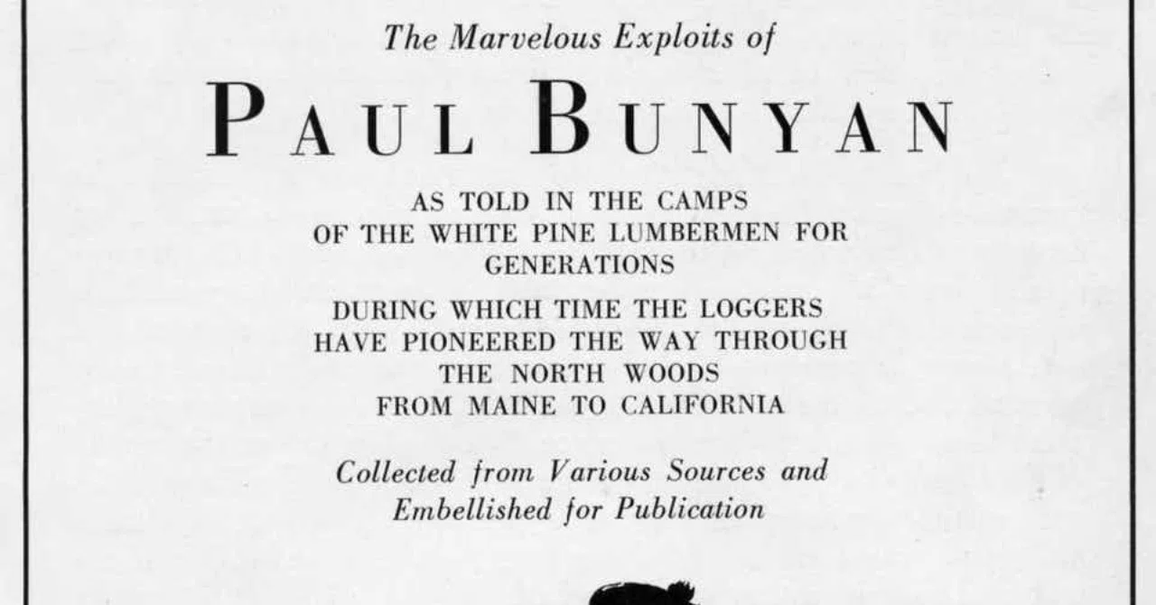 Esther Shephard, Paul Bunyan (1924)｜西川秀和