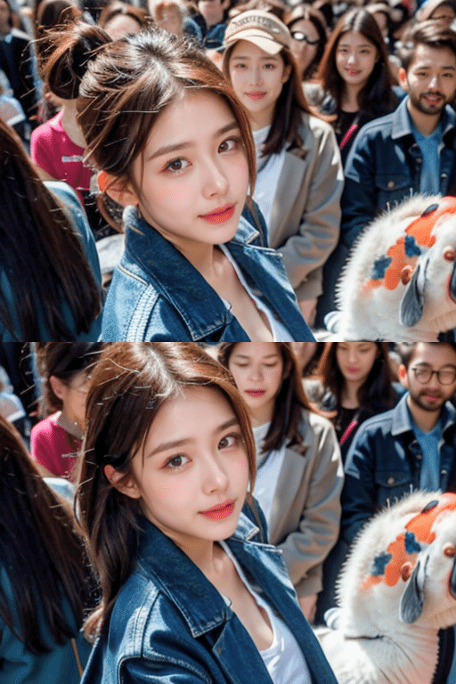 美女間違い探しLV1 (間違いが4つあります)｜ai.girl4519