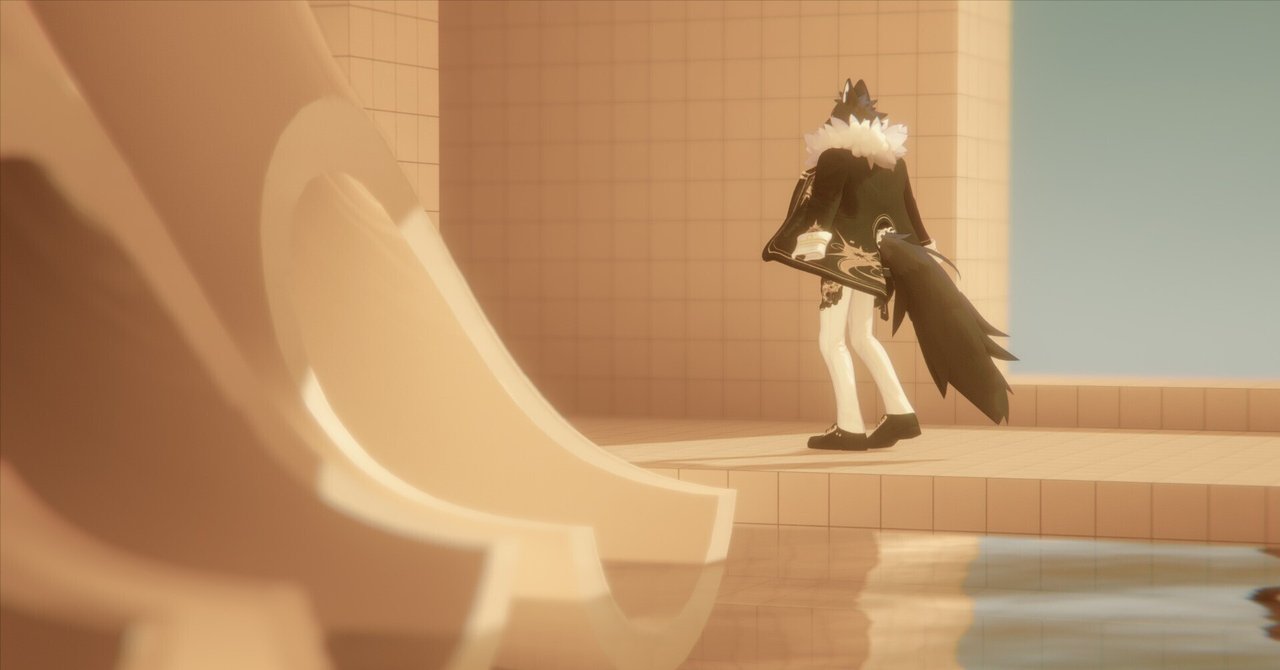 【VRChat_world】Warm dream pool｜yoruyori