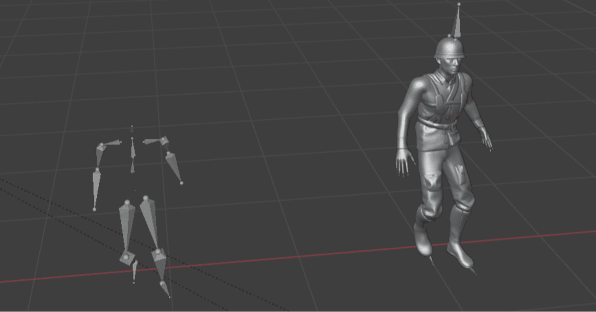 MotionGPT で作ったモーションを任意の 3D モデルに割り当てて動かす｜kawamou