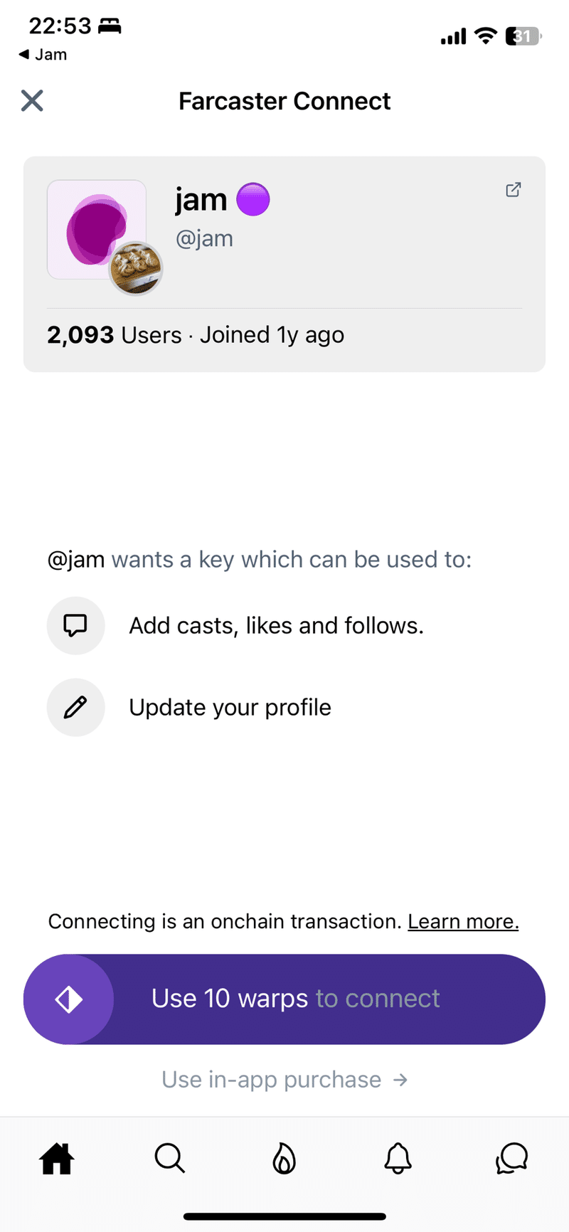 Jamの始め方（Farcaster）WarpcasterのInstagram風｜Sobafan(蕎麦ファン)