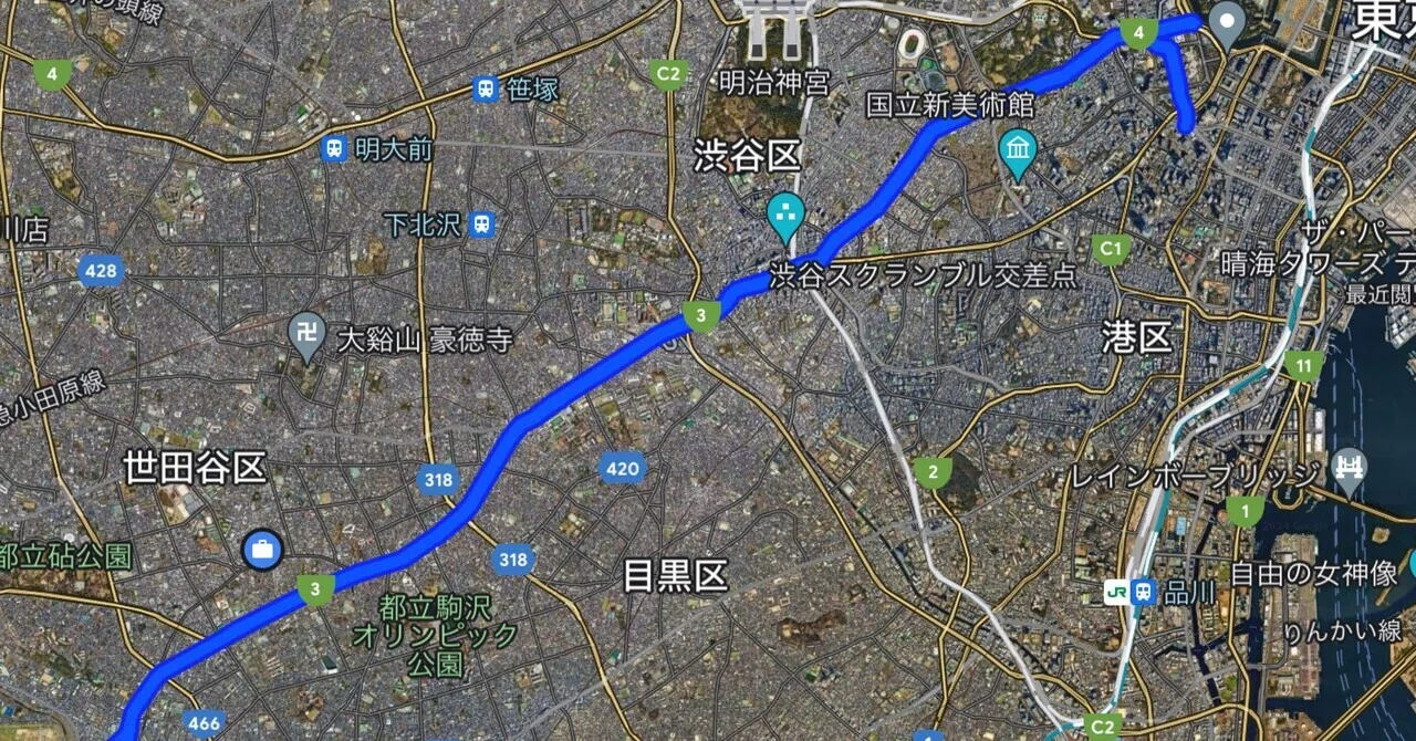 Route 246, in TOKYO（過去記事アーカイブ）青山通り＆玉川通り（三宅坂から瀬田まで）｜交差点東京 CROSSROAD@TOKYO