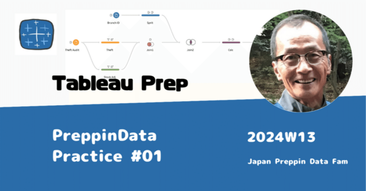 Preppin Data Practice #01 （24年4月 -2024: Week 13 Easter Sales -）｜Tableau Prep User Group