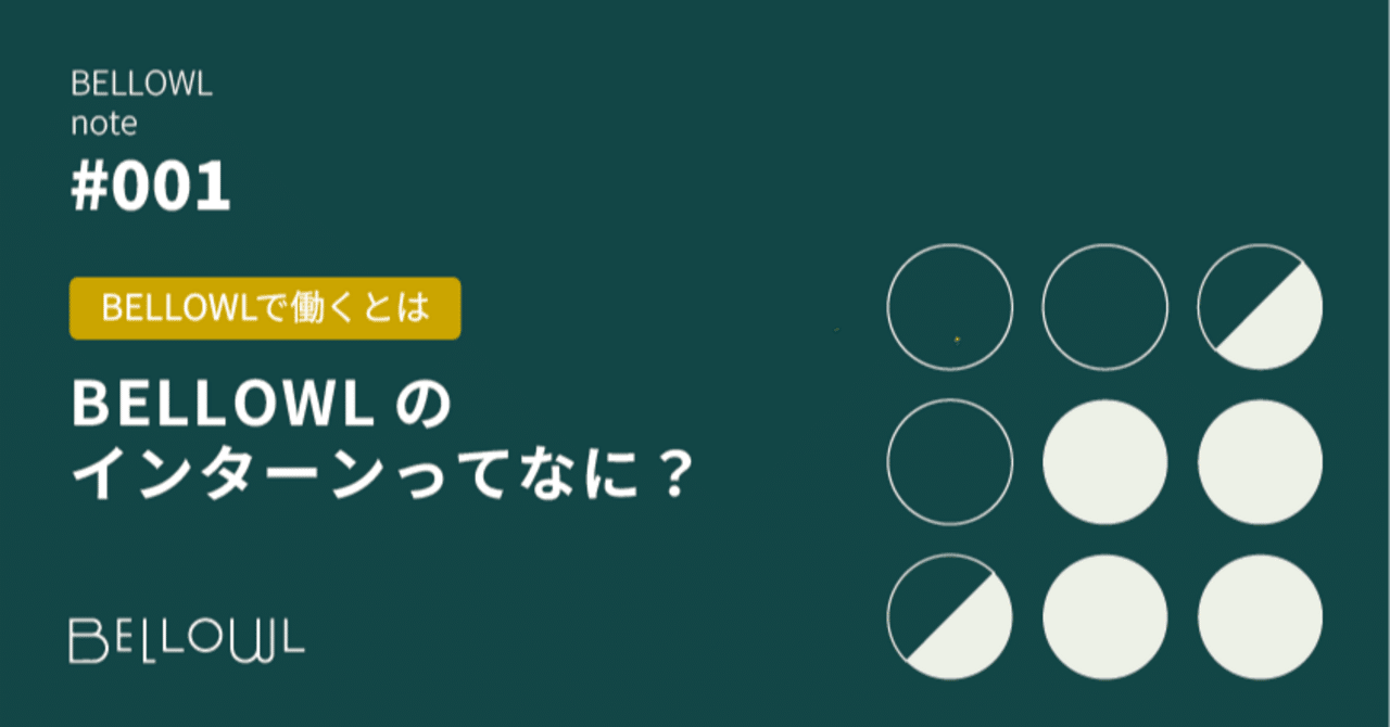 BELLOWLインターン採用｜note