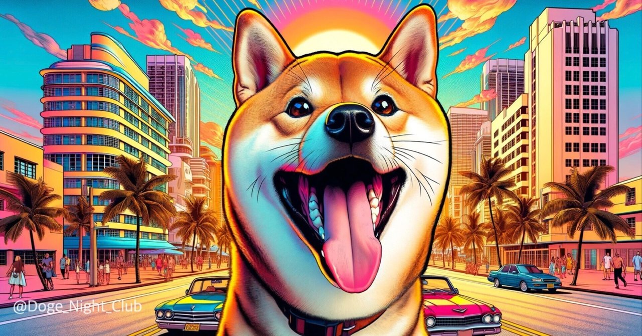 DOGECOIN Face: The Iconic Shiba Inu Influence｜doge night club
