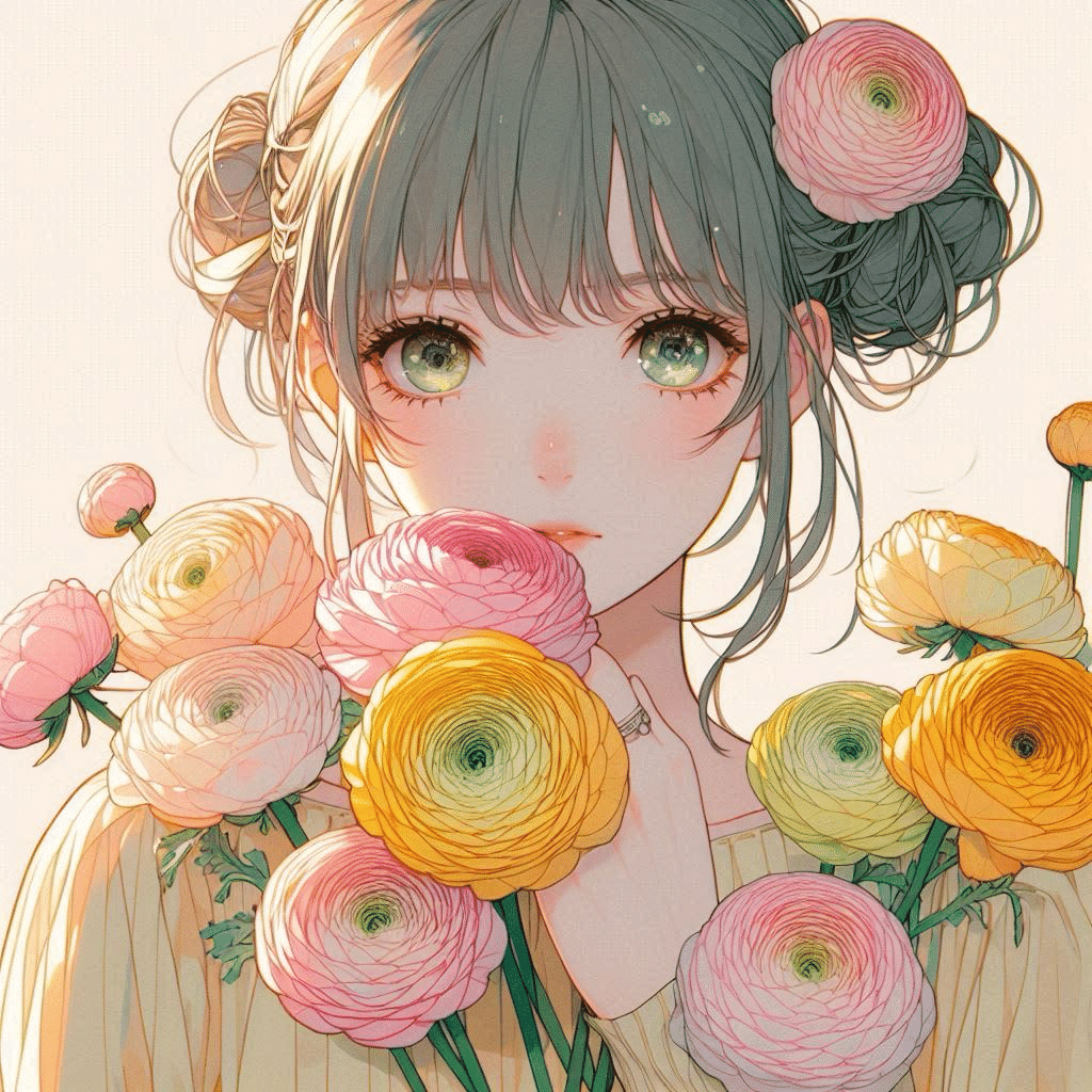 ラナンキュラスの花｜towany(towa)