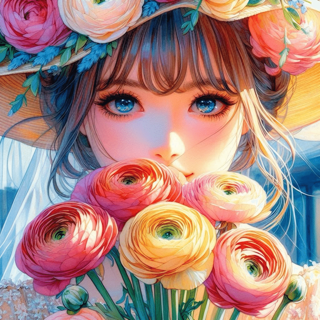 ラナンキュラスの花｜towany(towa)