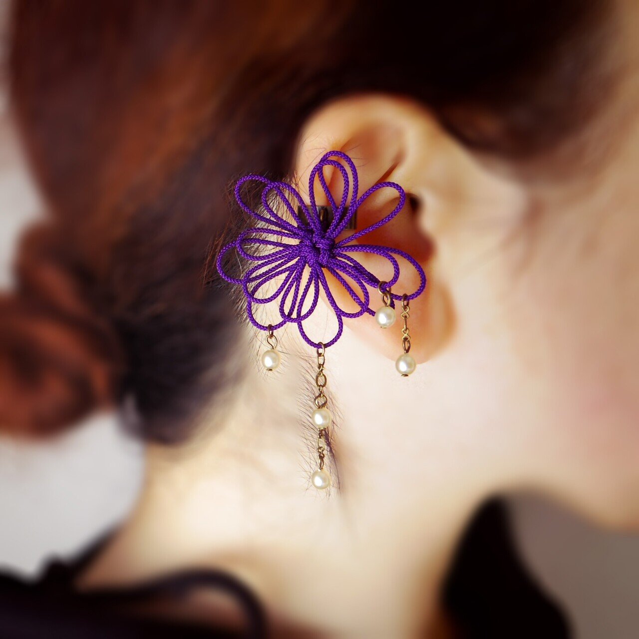 【復活販売 / 2024.4.28.】 かたっぽイヤーカフ「淡ク閃ク」 | nuta design https://nutadesign ...