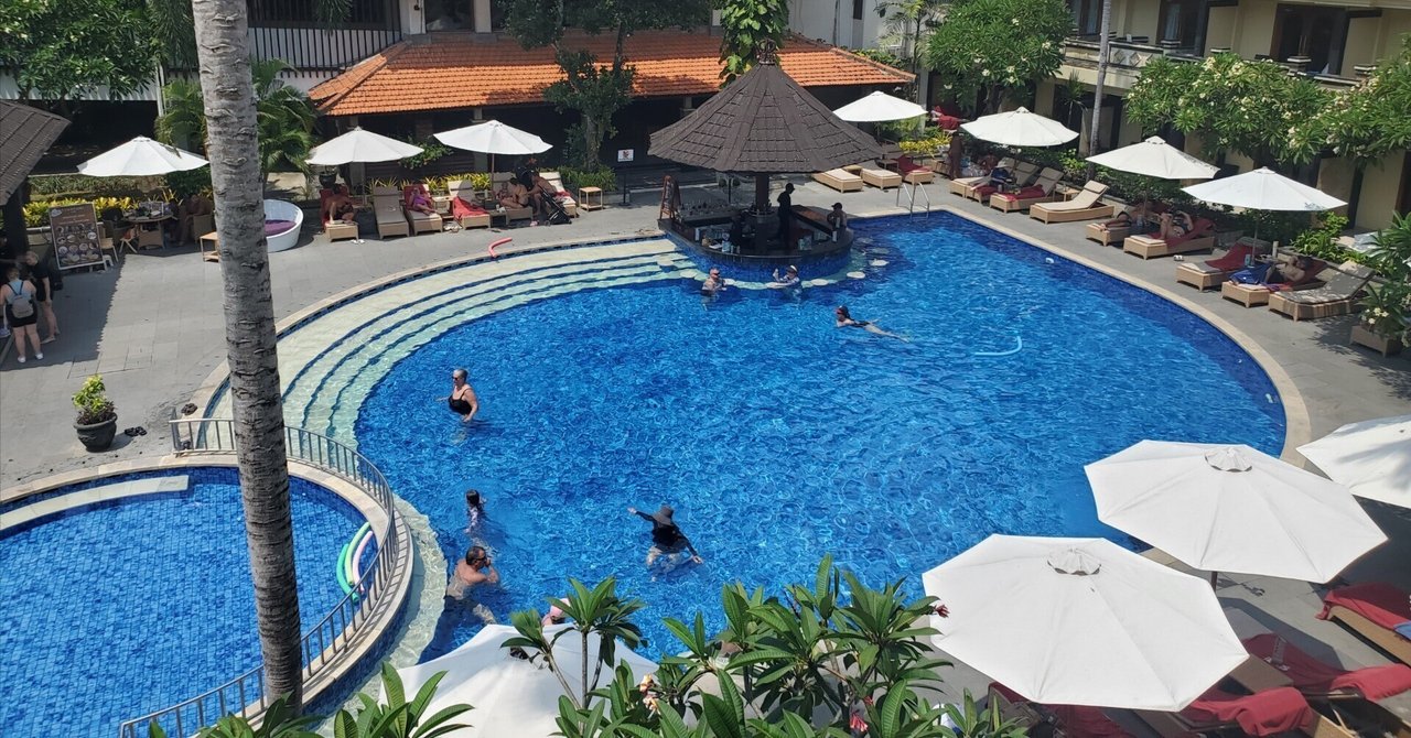 Bali2023②Grand inna kuta Hotel｜氷水