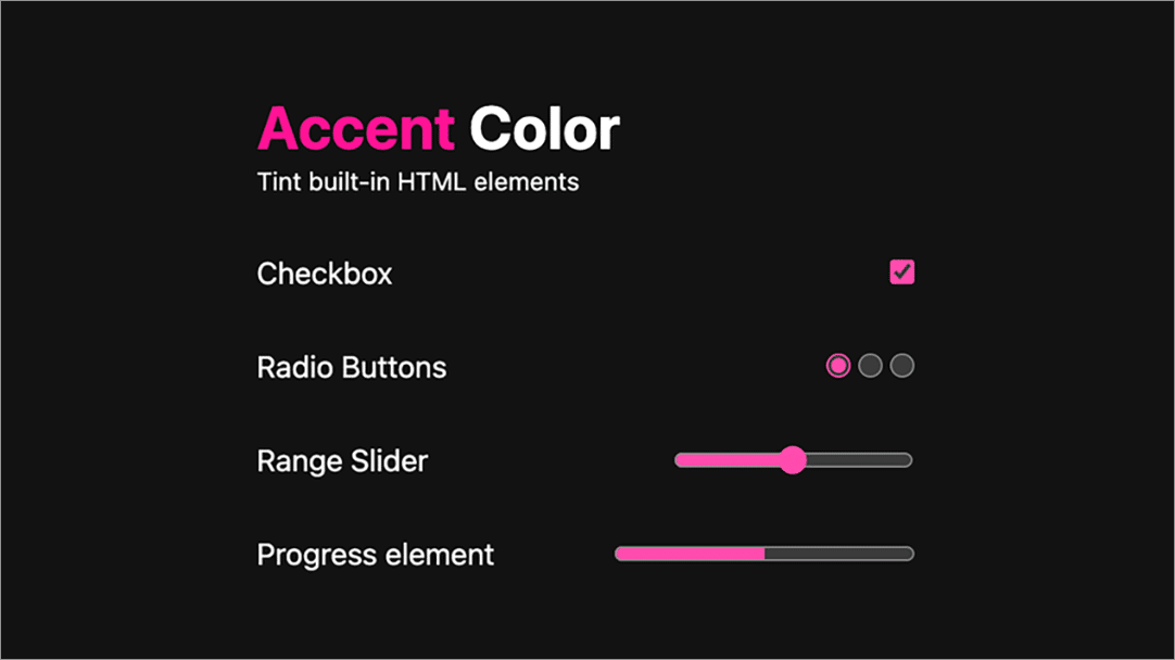 チェックボックスの背景色をチェックしたときのみ変更するには accent-color というプロパティがとても便利です。 input[type="checkbox"] { accent ...