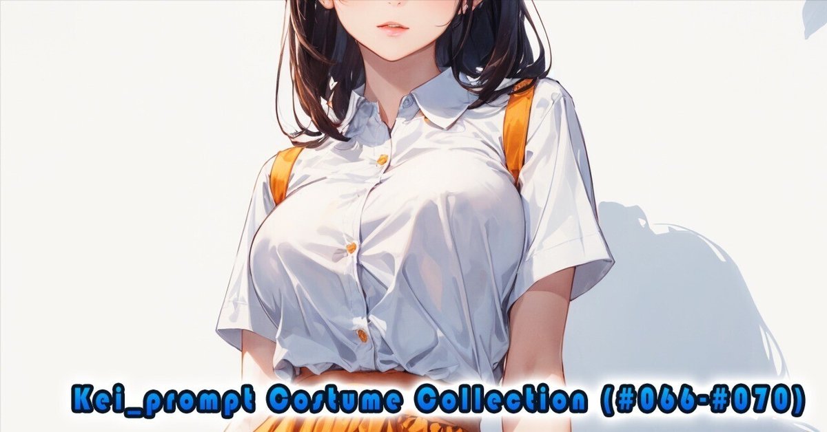 Kei_prompt 衣装コレクション（#066-#070）／Kei_prompt Costume Collection (#066-#070)｜Kei Aono