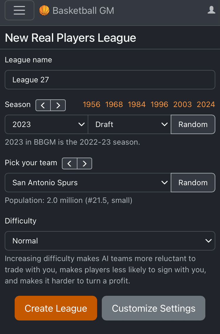 Basketball GM（BBGM）の初心者ガイド｜えびーふ