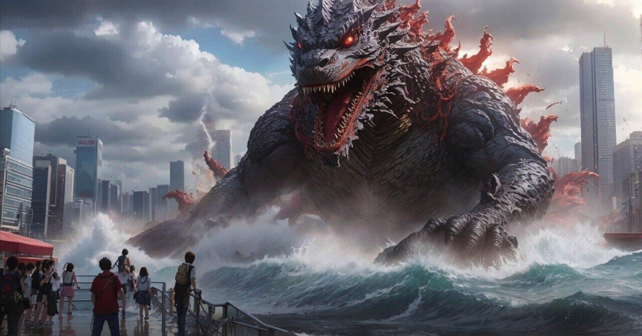 ゴジラはどうやって海中で立っているのか｜PP0 a.k.a わるあがき