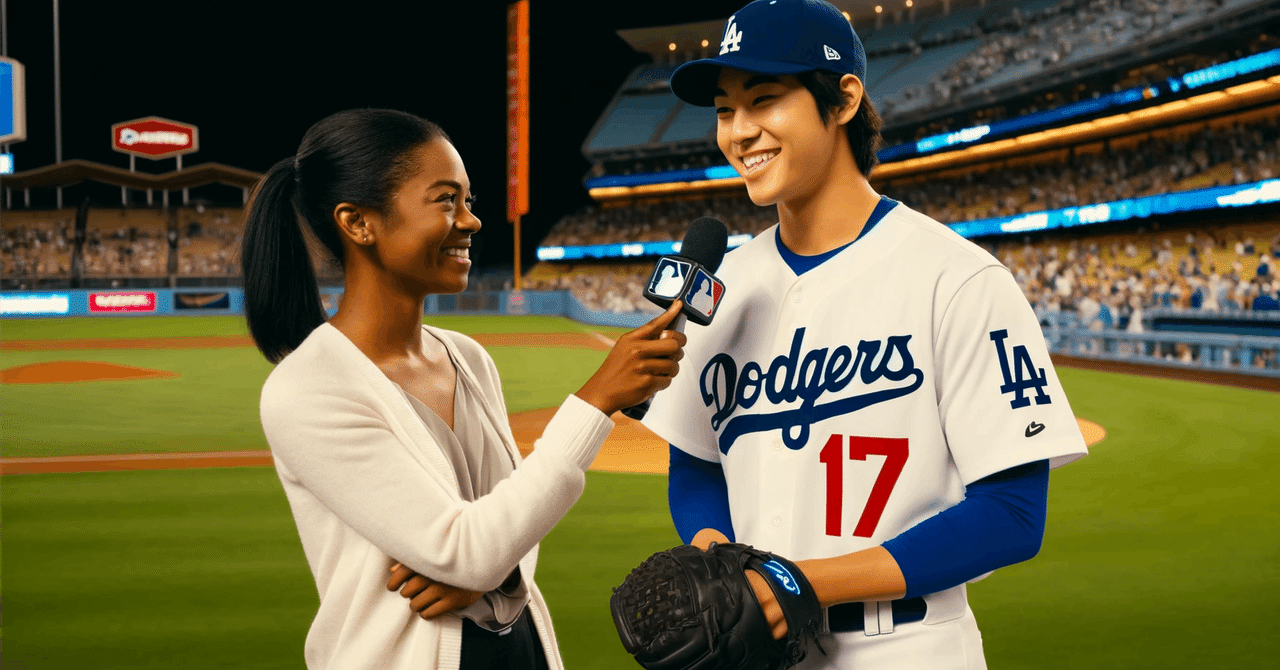 【ChatGPT英会話】ChatGPT4oの音声文字変換機能を使ってドジャース大谷選手へのインタビューを文字起こし(1)｜TechBits