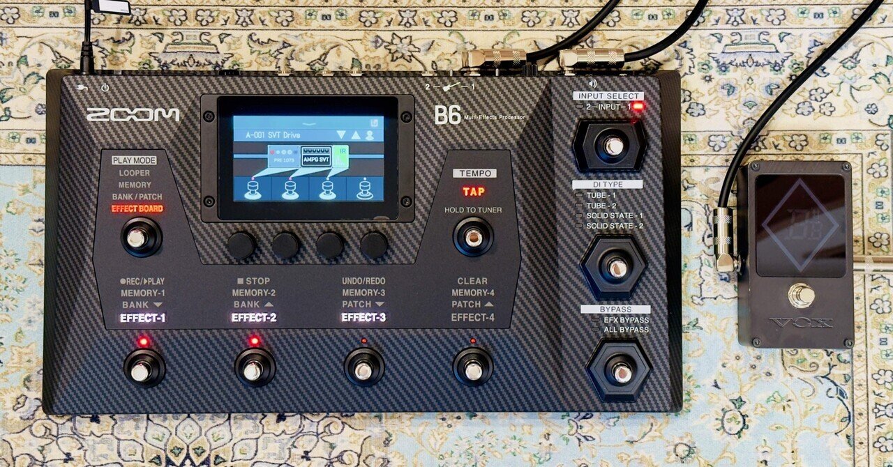 ZOOM B6を買いました｜おず