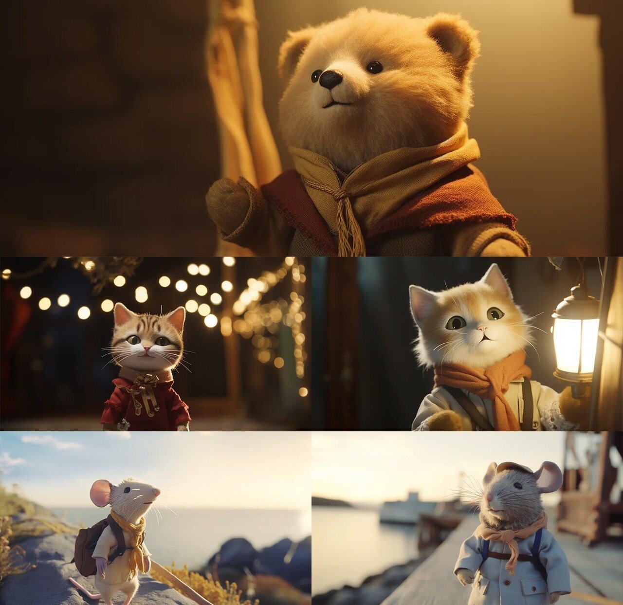 【🎁 無料開放】 土曜日になりました！😆 Midjourneyのプロンプト「動物の人形劇」を100円→無料にしました！いろいろアレンジ出来て楽しいので、よかったらお試しください😊 https ...