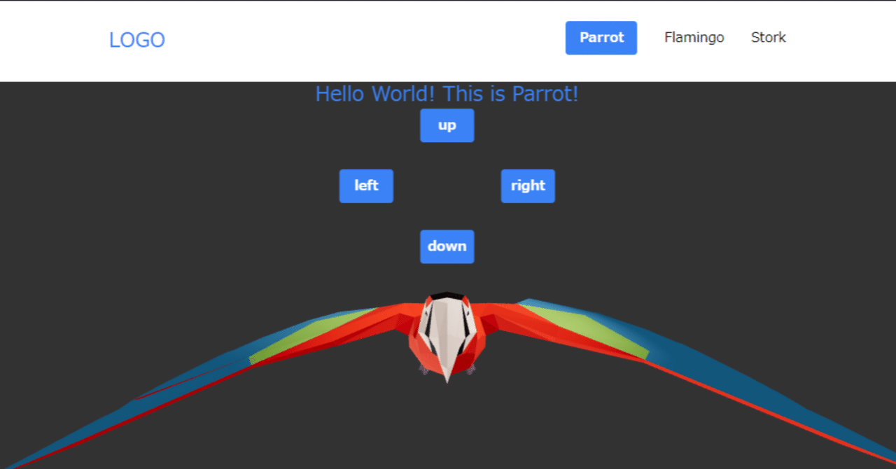 CodePenでesm.sh&CDNでお手軽にReact Three FiberとReact RouterとTailwind CSSを連携させてみるテスト｜siouxcitizen