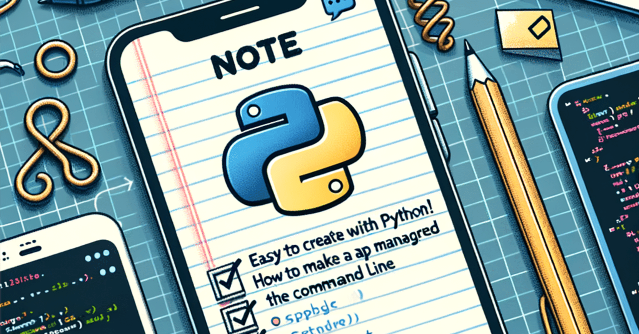 Pythonで簡単に作れる！コマンドラインで管理するTODOリストアプリの作り方｜さとし (Satoshi)