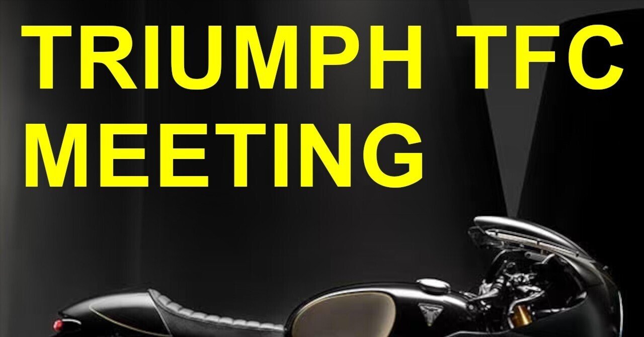 TRIUMPH TFC ミーティング｜ROT