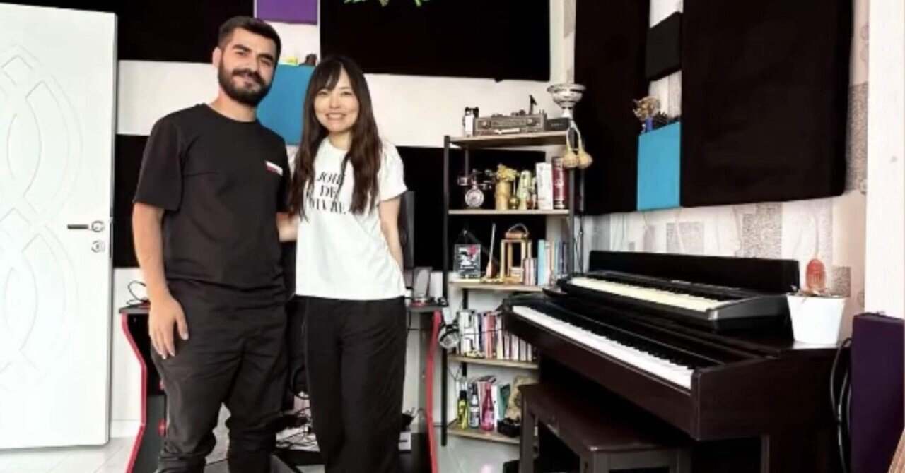 パーカッショニストAzadと初対面@Amed｜Erika Ueda