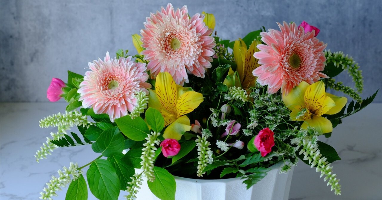 フラワーアレンジメント作品№55｜tabito