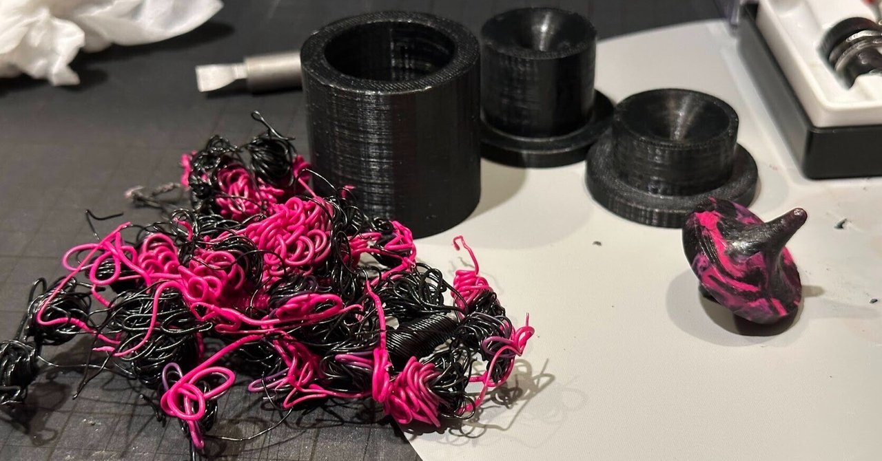 FFF式3Dプリンタで作った型と廃プラで圧縮成形｜ysk