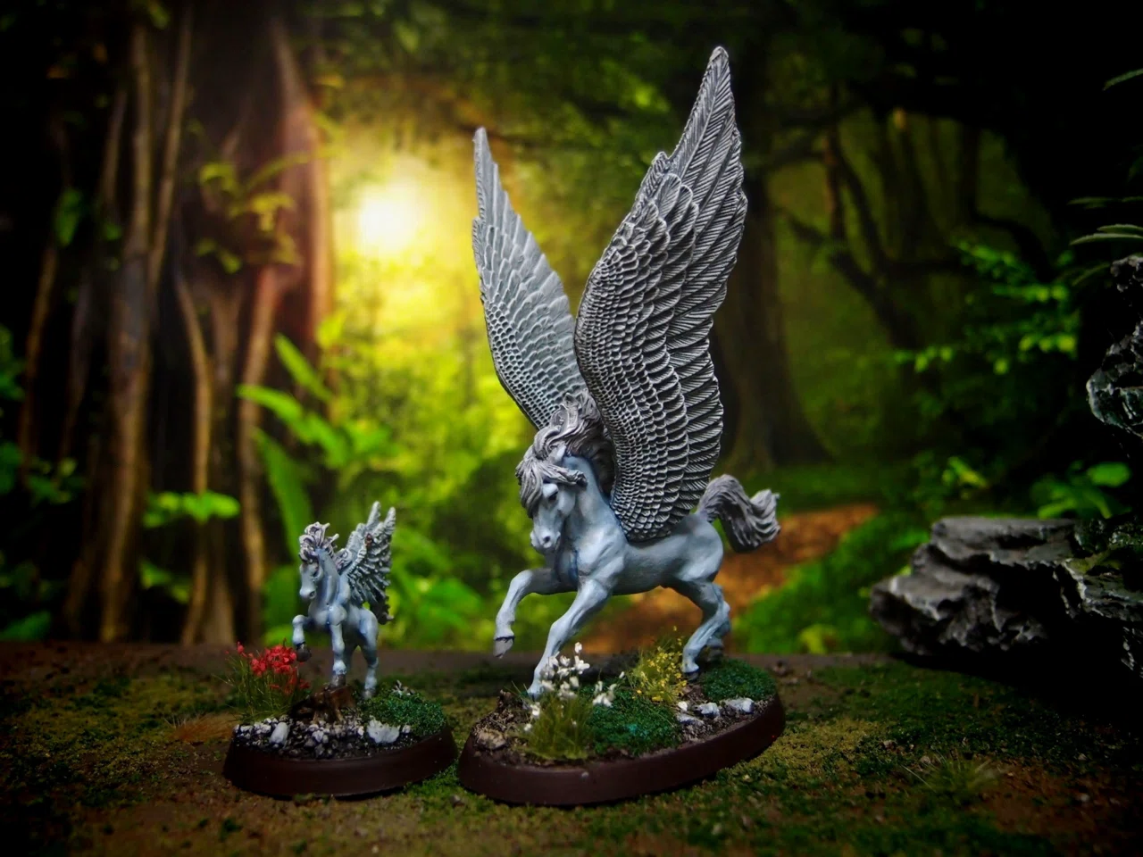 Raindancer & Pegasus Foals / Reaper Miniaturs｜ツキカゼ