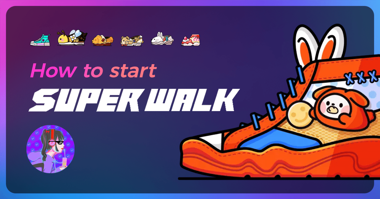 歩いて稼ぐ💰「SuperWalkアプリ」の始め方｜JoggerChan©︎ NFT_ART