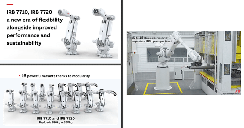 スイスABB Robotics社、産業用モジュール式ロボットアーム「IRB 7710」及び「IRB 7720」を発表｜NPO法人ロボット ...