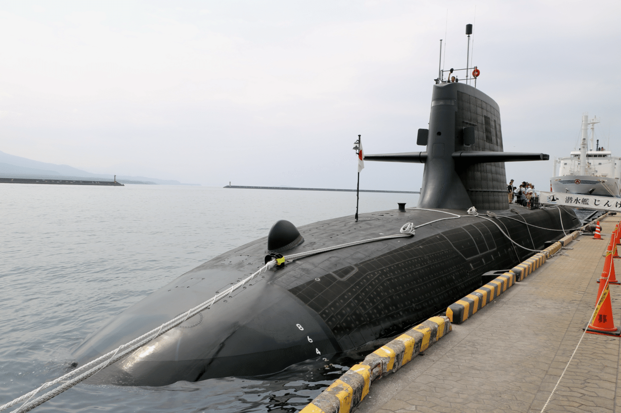 本日、甲板のみ一般公開中の潜水艦（SS515 じんげい）｜鉄観音重工