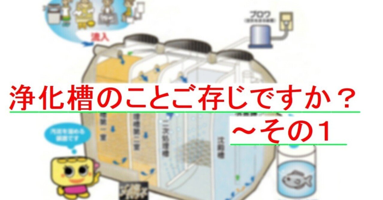 浄化槽のことご存じですか？｜cyo99