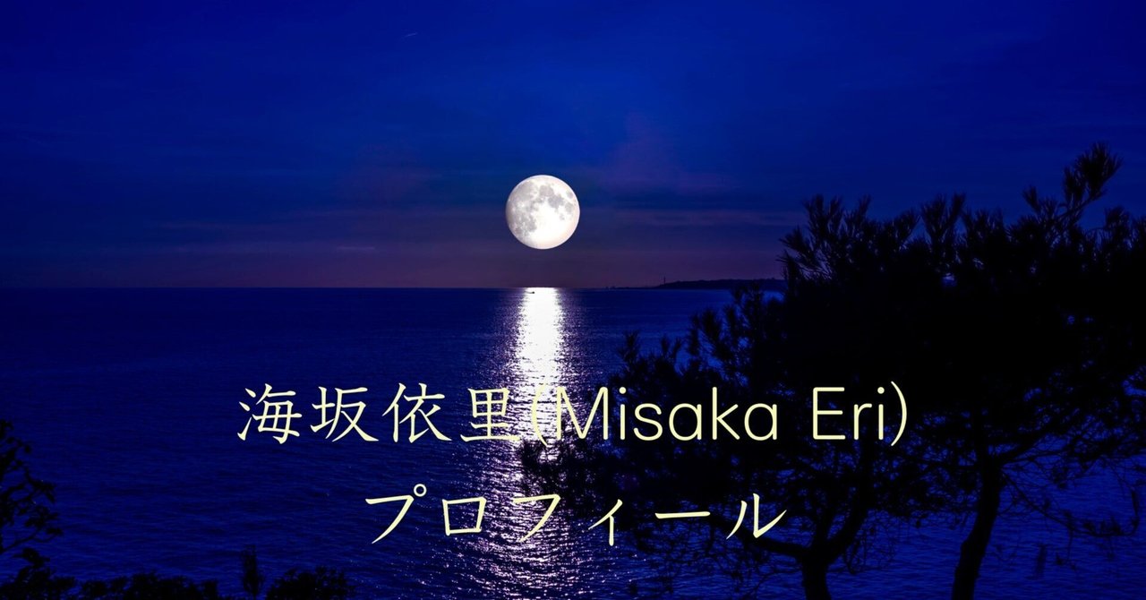 海坂依里(Misaka Eri)｜note