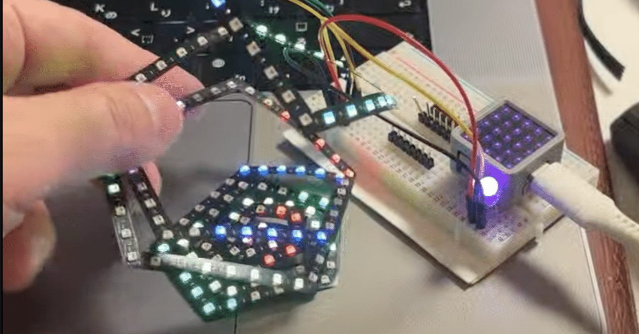 KiCADでフレキシブル基板用の螺旋状Neopixelをpythonで配置する方法｜sastle