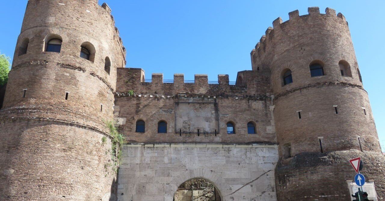 古代ローマ時代だけではない、ローマを守ろうとしたサン・パオロ門｜Natsuko Tomi