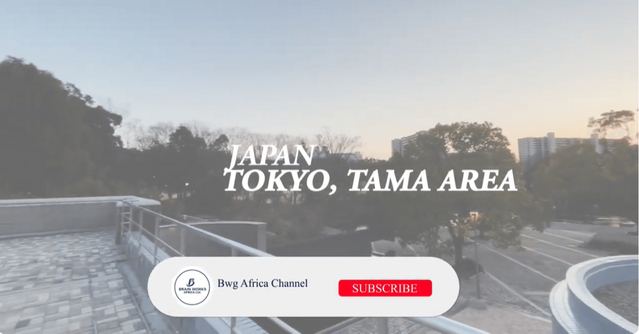 【BWG AFRICA CHANNEL】~Japan Tokyo city, Tama Area~｜ブレイン・ナビオン