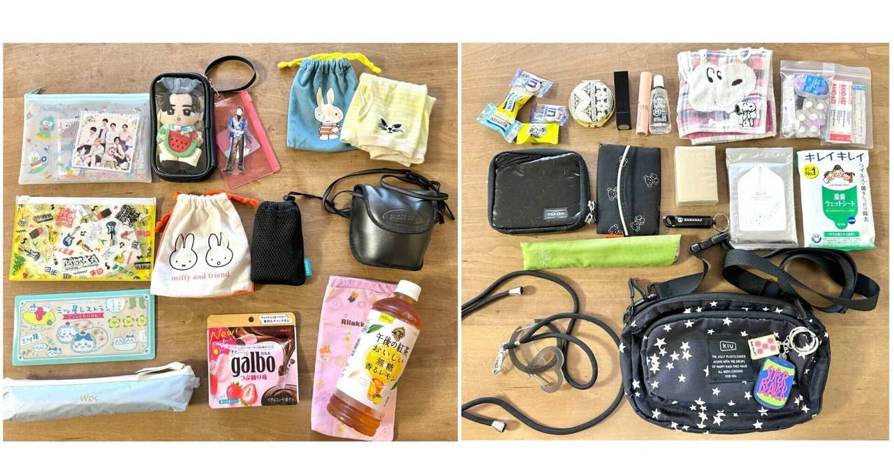 ライブオタクがライブ遠征する時の【what's in my bag】｜riyo