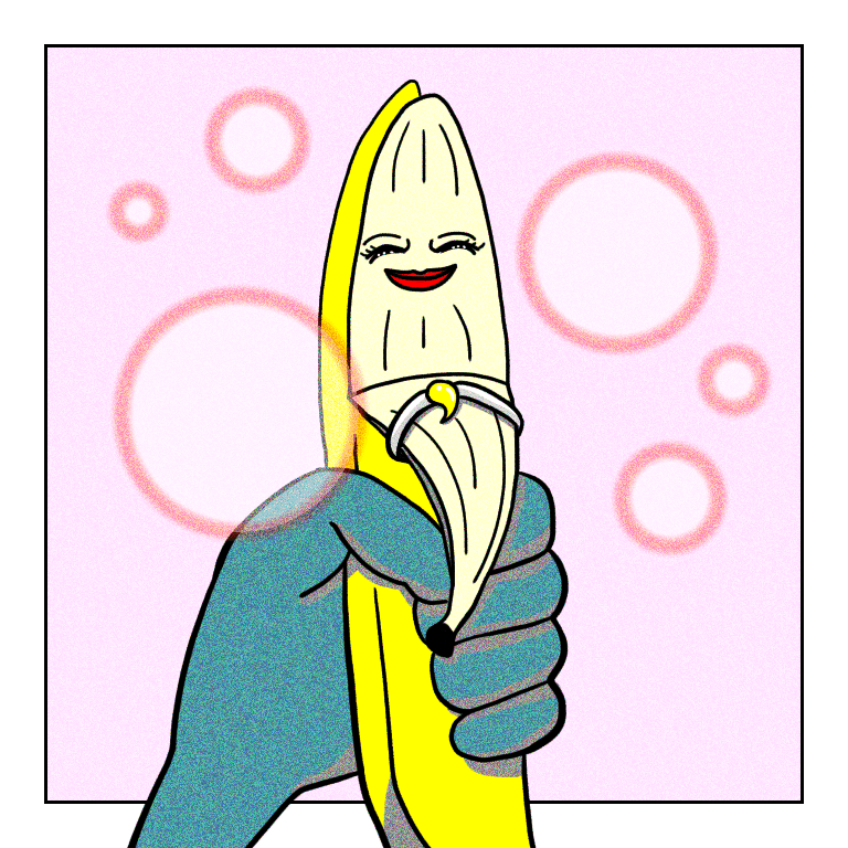 Boy mee(a)ts BANANA.(4コマ漫画×9)｜『恐竜文藝』/ティラノ酸欠