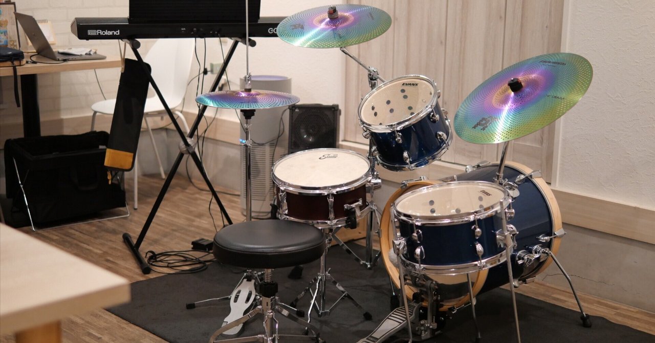 ドラムのセット位置を変えてみた｜hikodrums