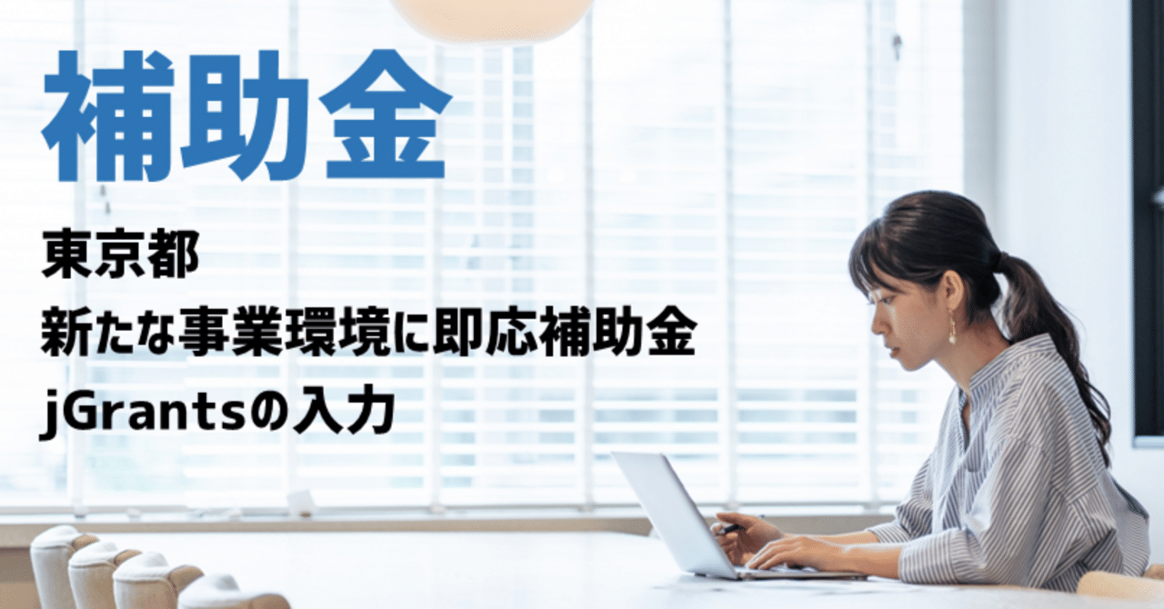 東京都 新たな事業環境に即応した経営展開サポート事業｜jGrantsの入力｜補助金｜ねりまな