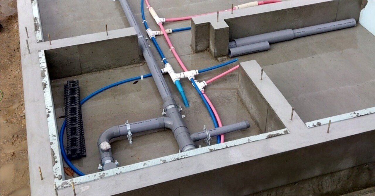 30-上下水先行配管｜H2DO一級建築士事務所