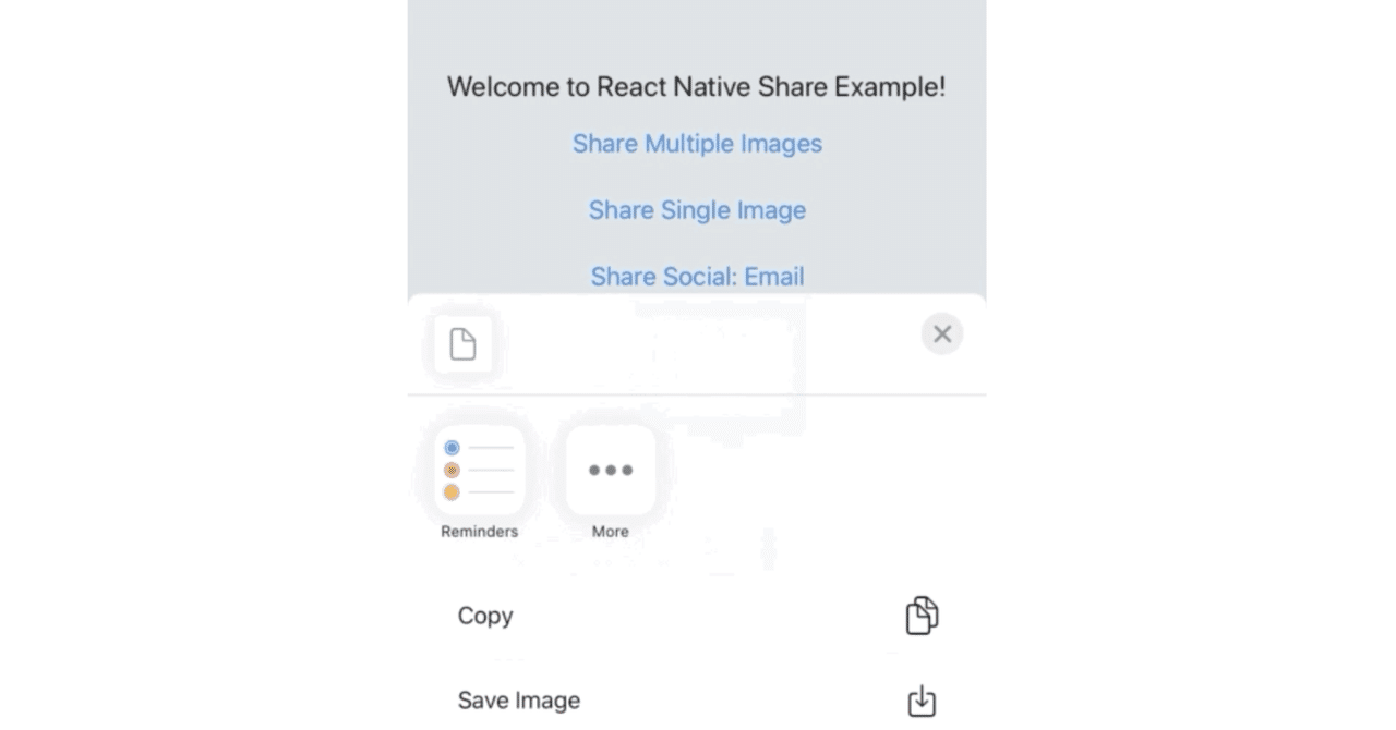 react-native-share の使い方｜npaka