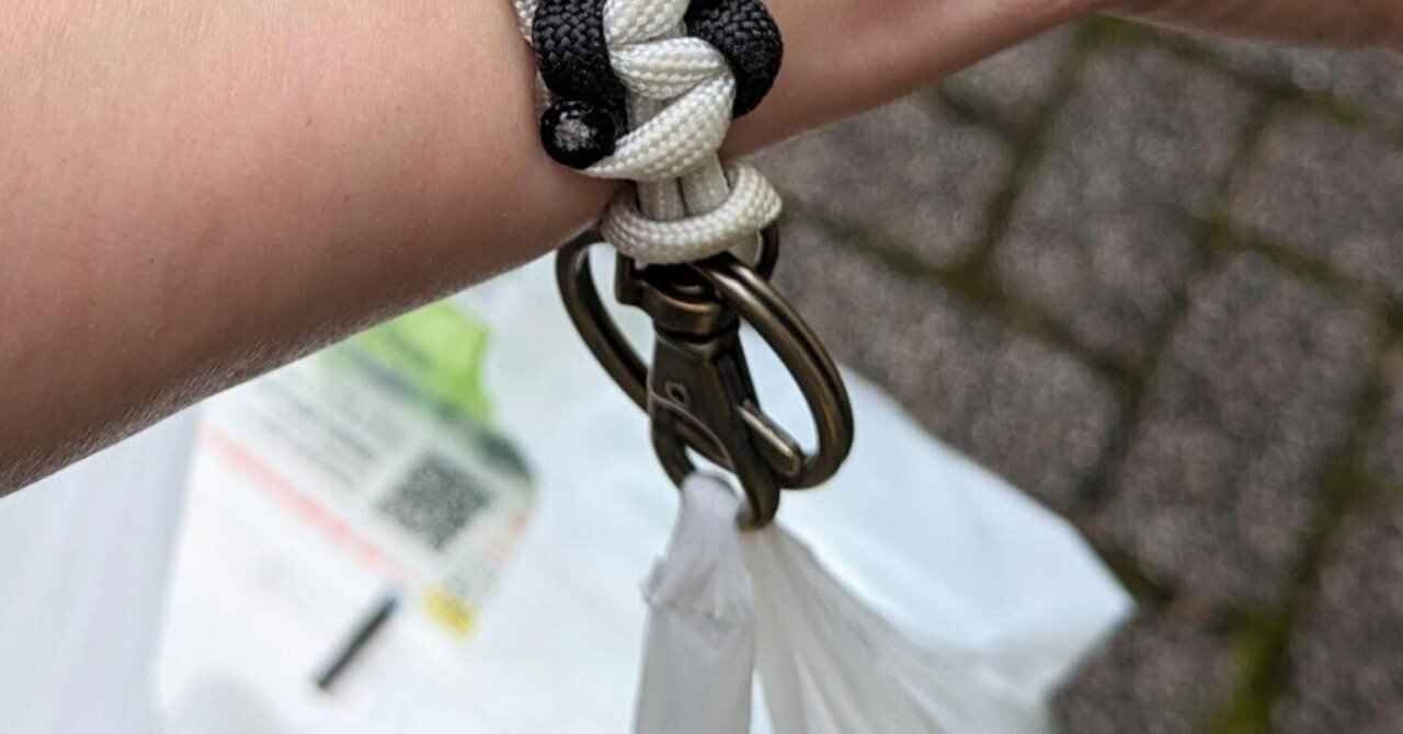 レジ袋ショルダーになるよ🛒｜JoeJoy