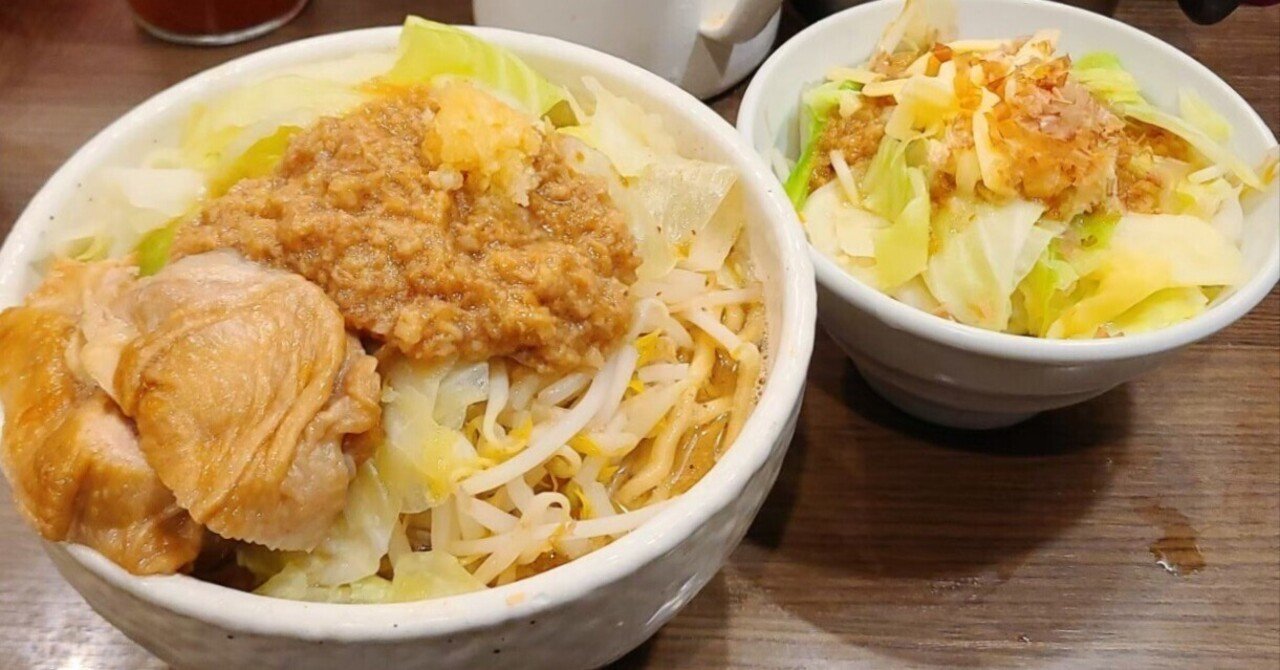 オリジナル鶏ベースの二郎系！【保谷 イノショウ】｜kaga_gram