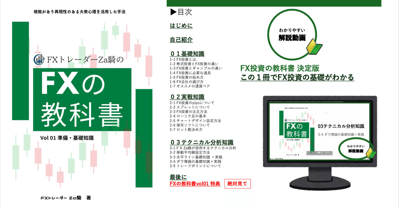FXの教科書 Vol 01｜FxトレーダーZa騎メンバーシップ