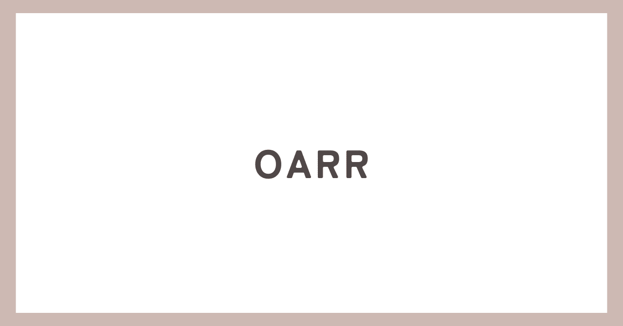 OARR｜はたらく投資家