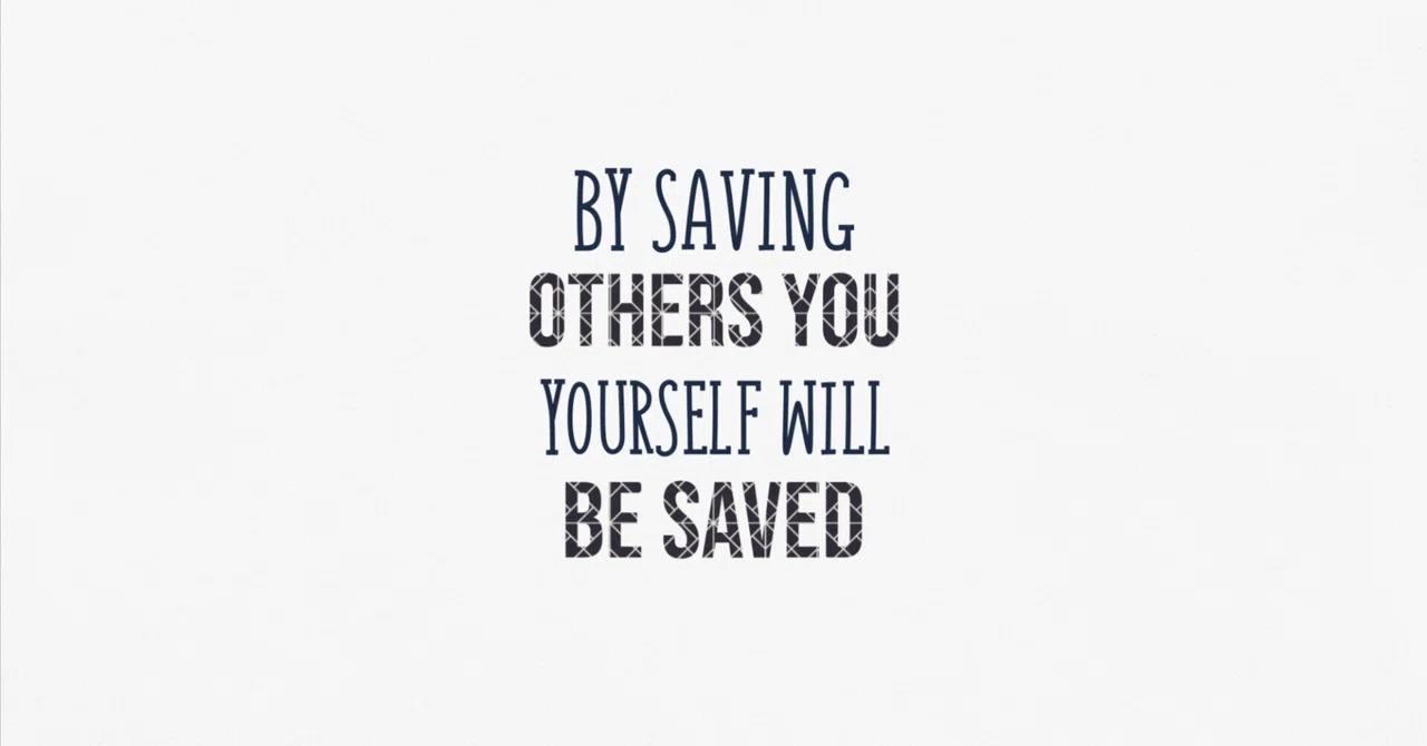 By saving others you yourself will be saved.｜Kazuo Haraya/haraya store