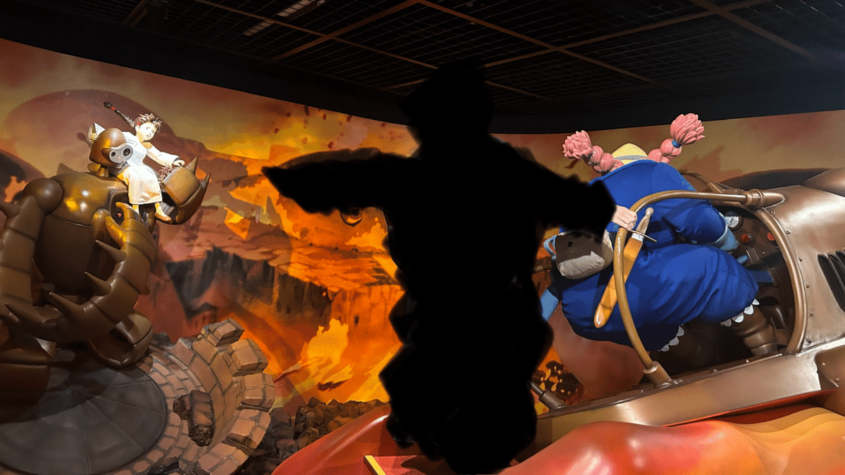 やっと会えたカオナシとなりきり写真＠ジブリパーク大倉庫（名古屋旅5日目）｜みよさん