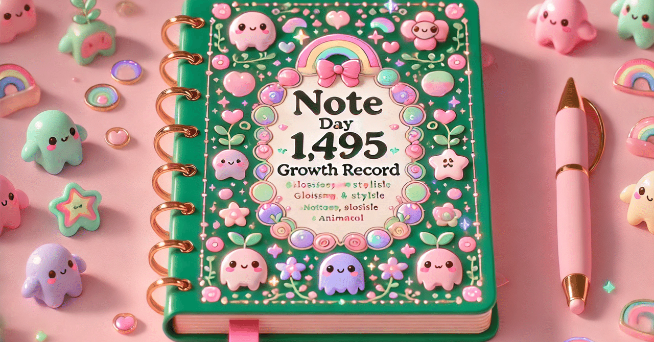 note開始4年+35日（1,495日）の成長記録💕全体1千万PV＆3.9万人のフォロワーに感謝💖｜ひな姫💖note4年目07/09🌷月間48万PV＆全体1千万PV🌼毎日投稿☆フォロバ100