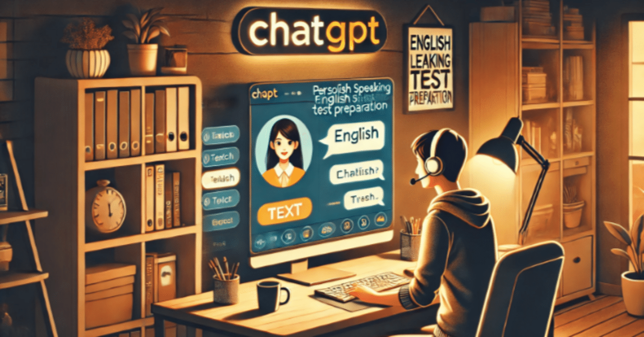 ChatGPTを英語スピーキングテスト対策のパーソナルコーチ化に成功｜あきよ |生成AIについて発信するライター